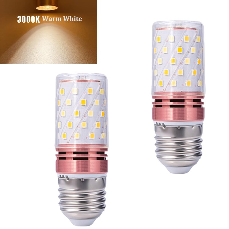 Paquete de 2 bombillas LED de 12 W, casquillo Edison E27, para salón ...