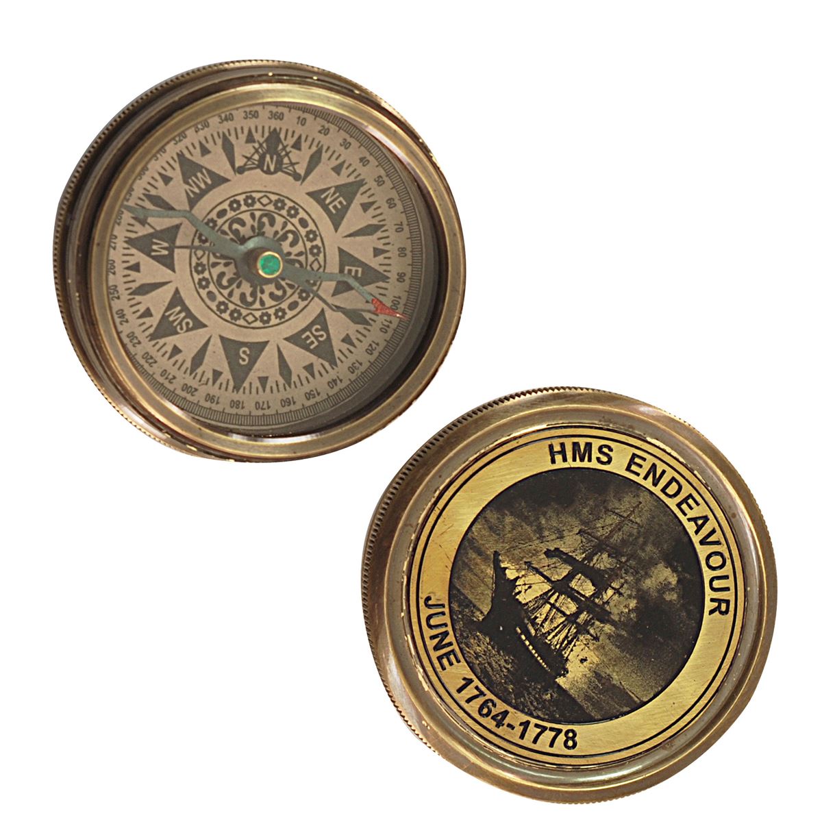 By SIGRIS Brújula De Colección De "Hms Endeavour June 1764-1778 ...