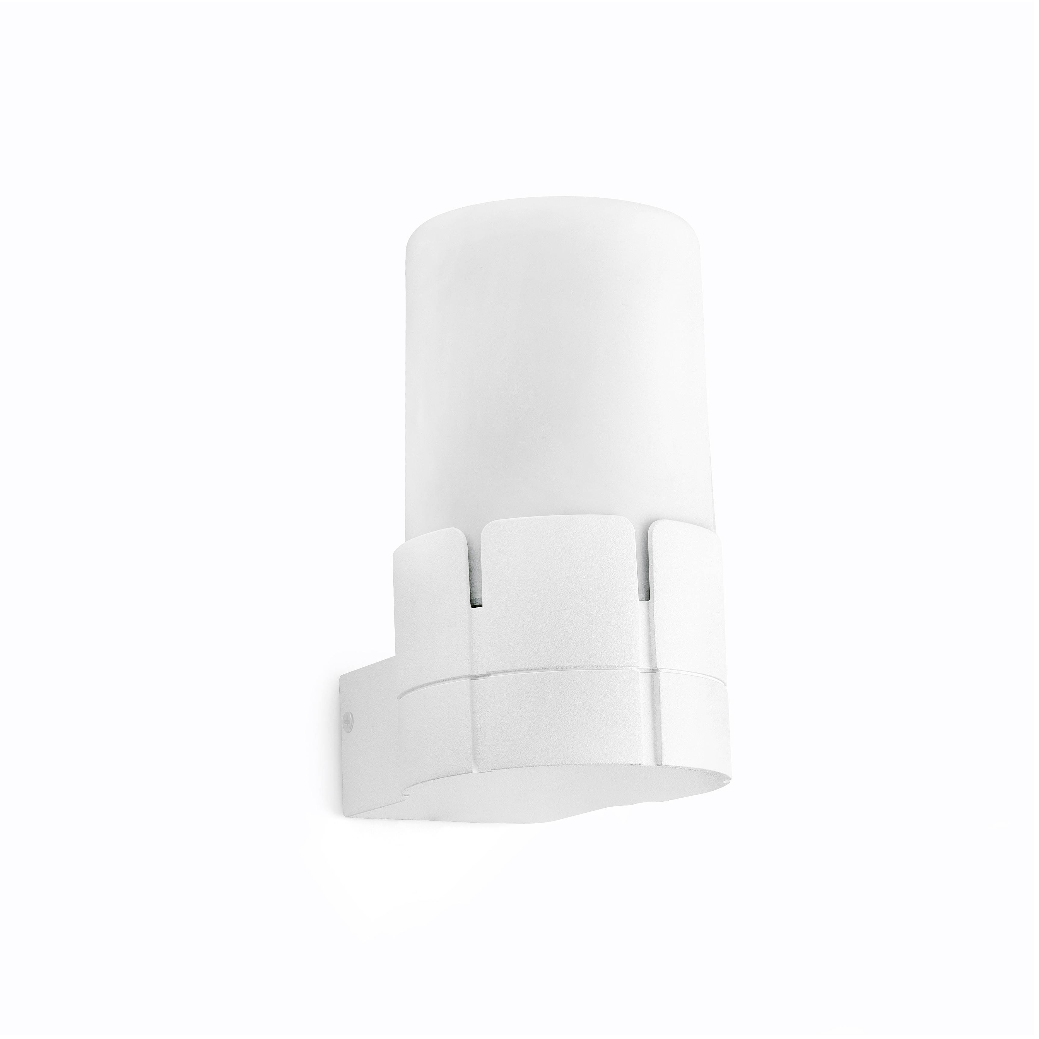 Faro Tram - Applique murale d'extérieur LED Blanc IP44, E27 | Leroy Merlin