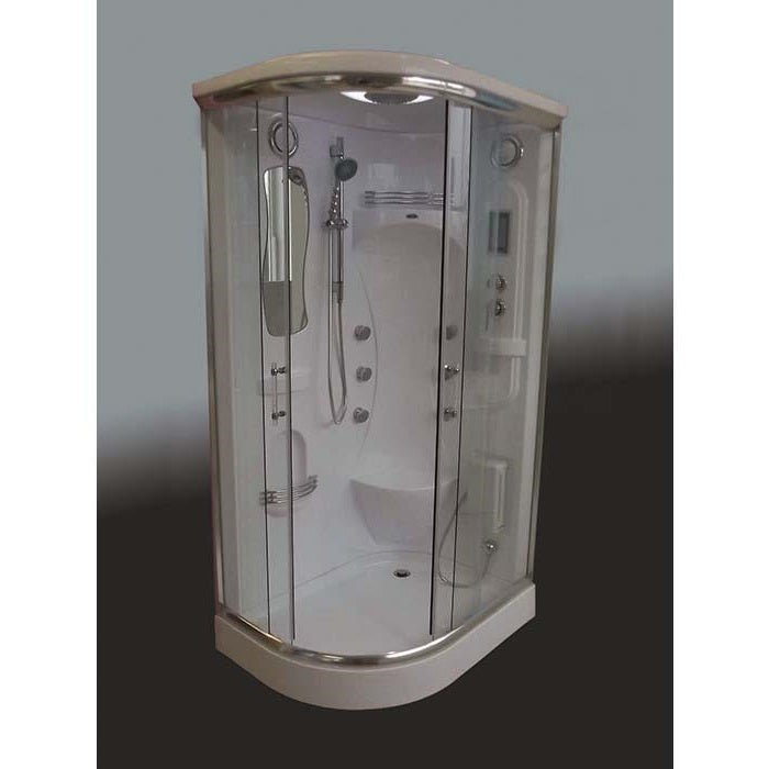 Ols 2888 Cabina de ducha 110x80 cm Multifuncional versión derecha CON ...