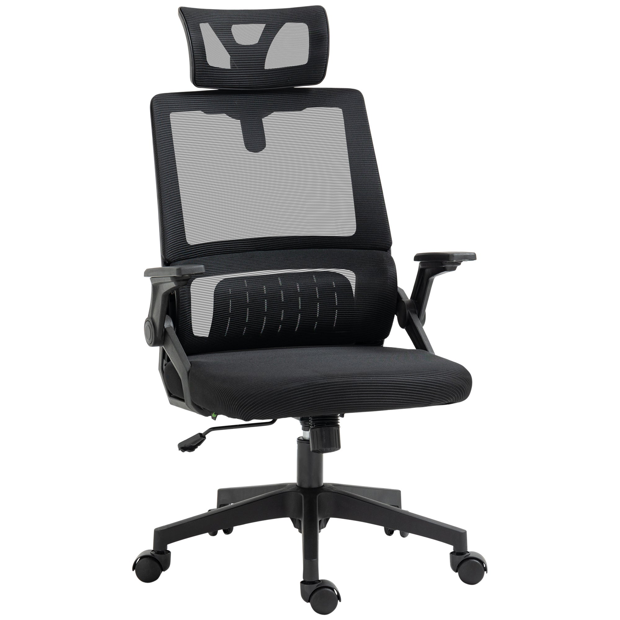 Chaise bureau pivotante maille, réglable hauteur, appuie-tête ...