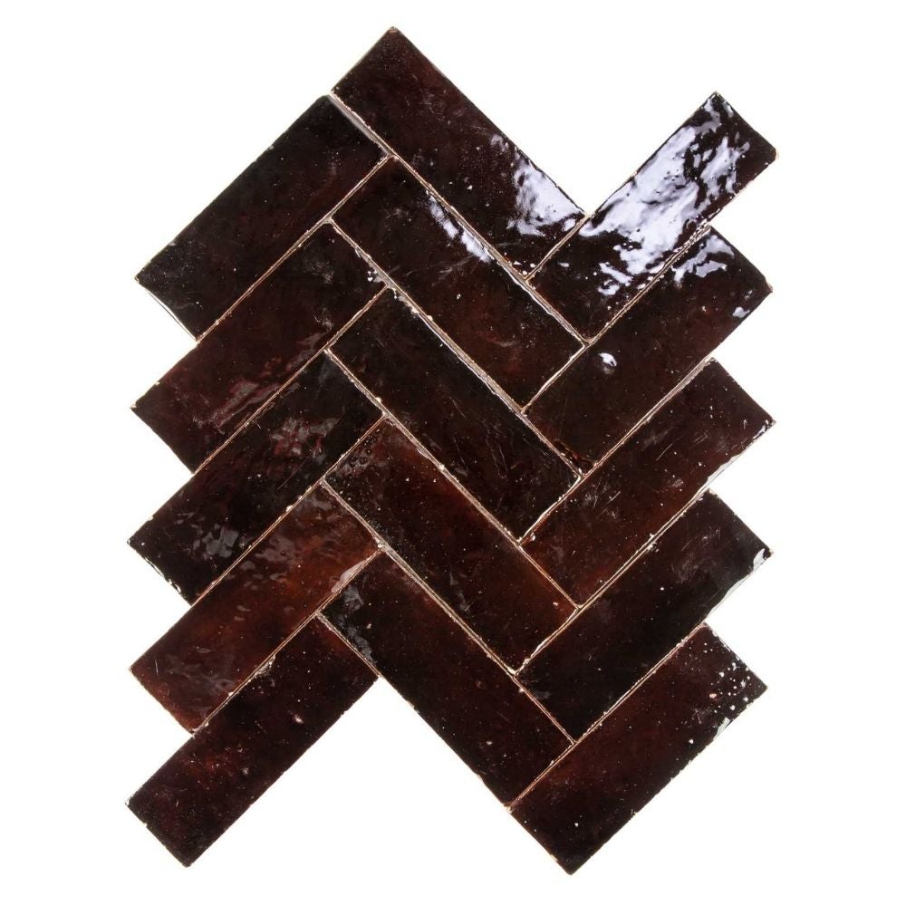Zellige Marocain - Bejmat 4,7x14,5 cm - Carrelage mur - Terre De ...