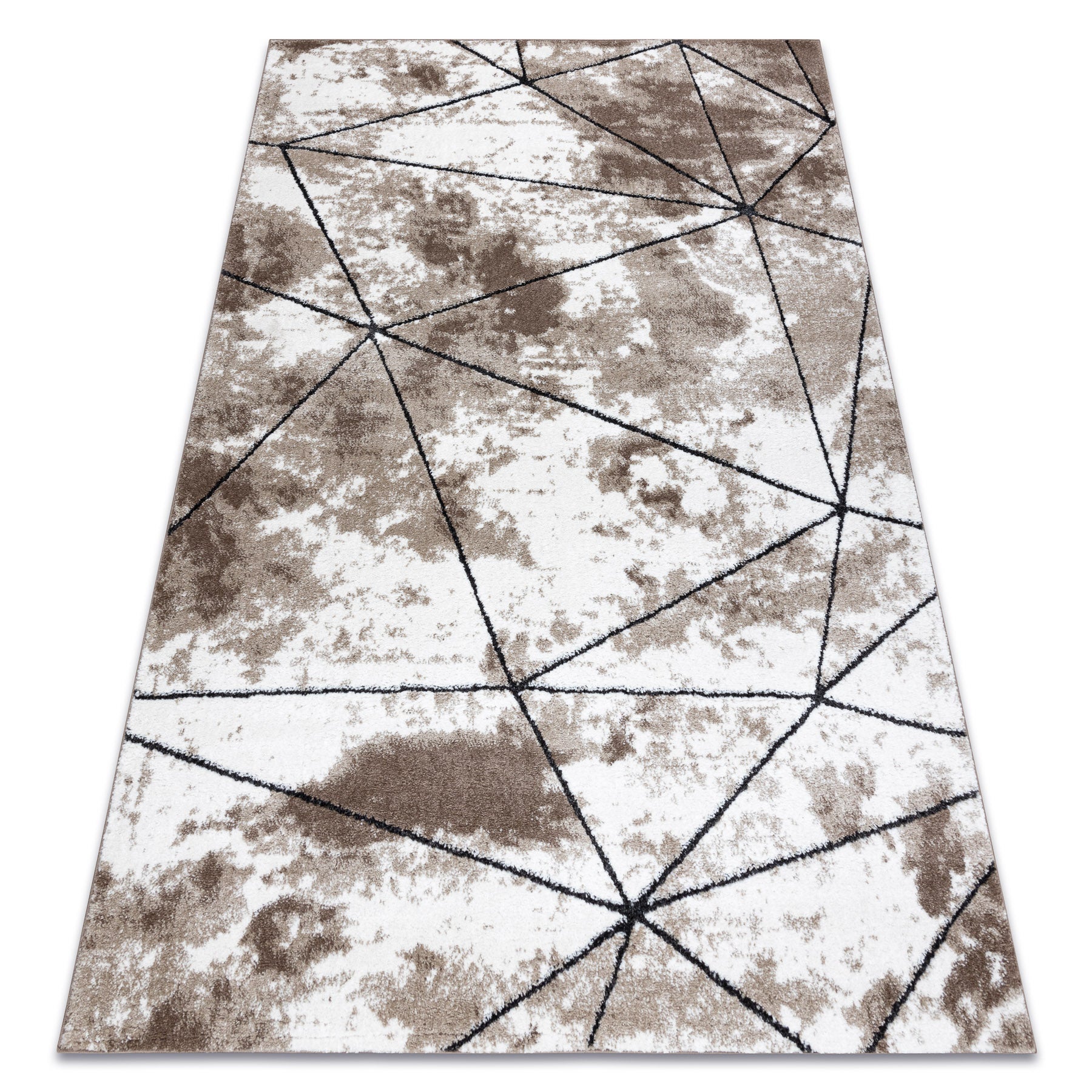 Tappeto moderno COZY Polygons, geometrico, triangoli - Structural due ...
