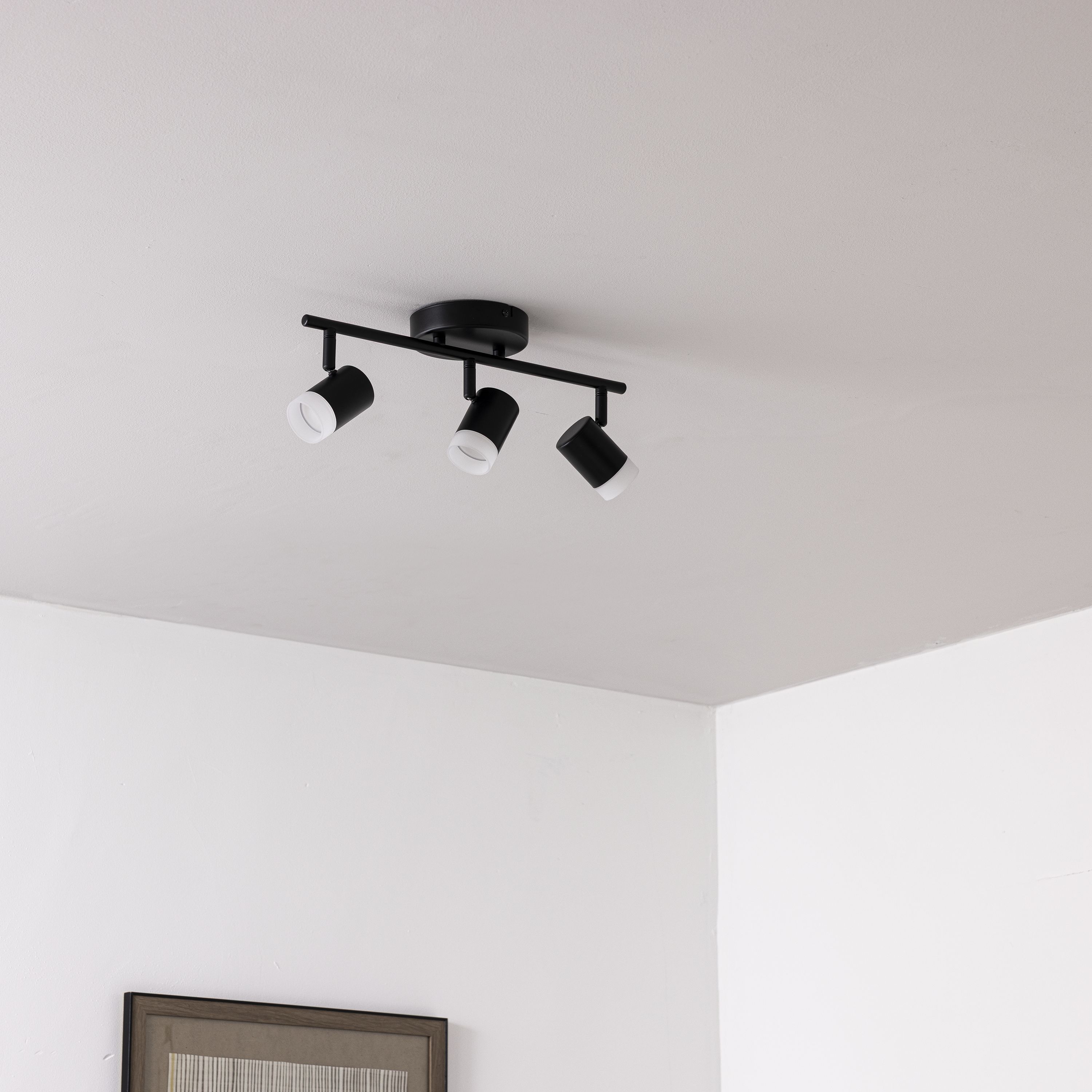 Spot décoratif avec source lumineuse LED INSPIRE Blasia en acier ...