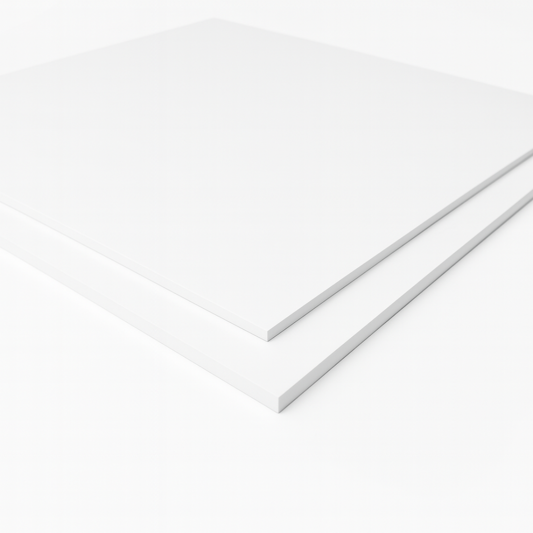 Plaque en PVC blanc - 100 x 1000 mm (10 x 100cm) - Épaisseur 1mm ...