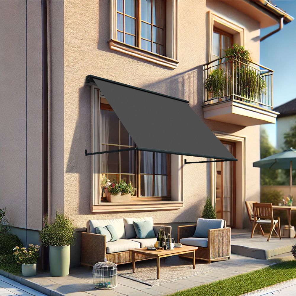 VENISE - Store de fenêtre (Gris anthracite - Gris anthracite RAL7016ST ...