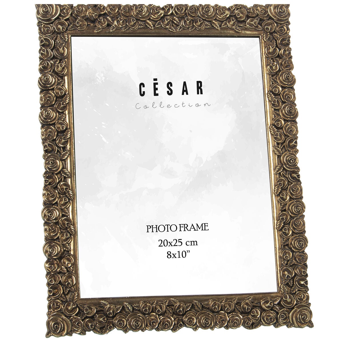 Marco de Fotos Alexandra House Living Dorado Plástico 24 x 1 x 29 cm ...