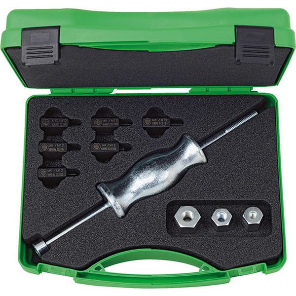 Juego extracción de piezas roscadas con martillo deslizante (M3-M10) Kukko KS-22-01 | Leroy Merlin