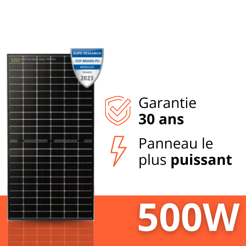Panneau solaire 500 Wc (FLASH HALF-CUT TOPCON) - Dualsun | Leroy Merlin