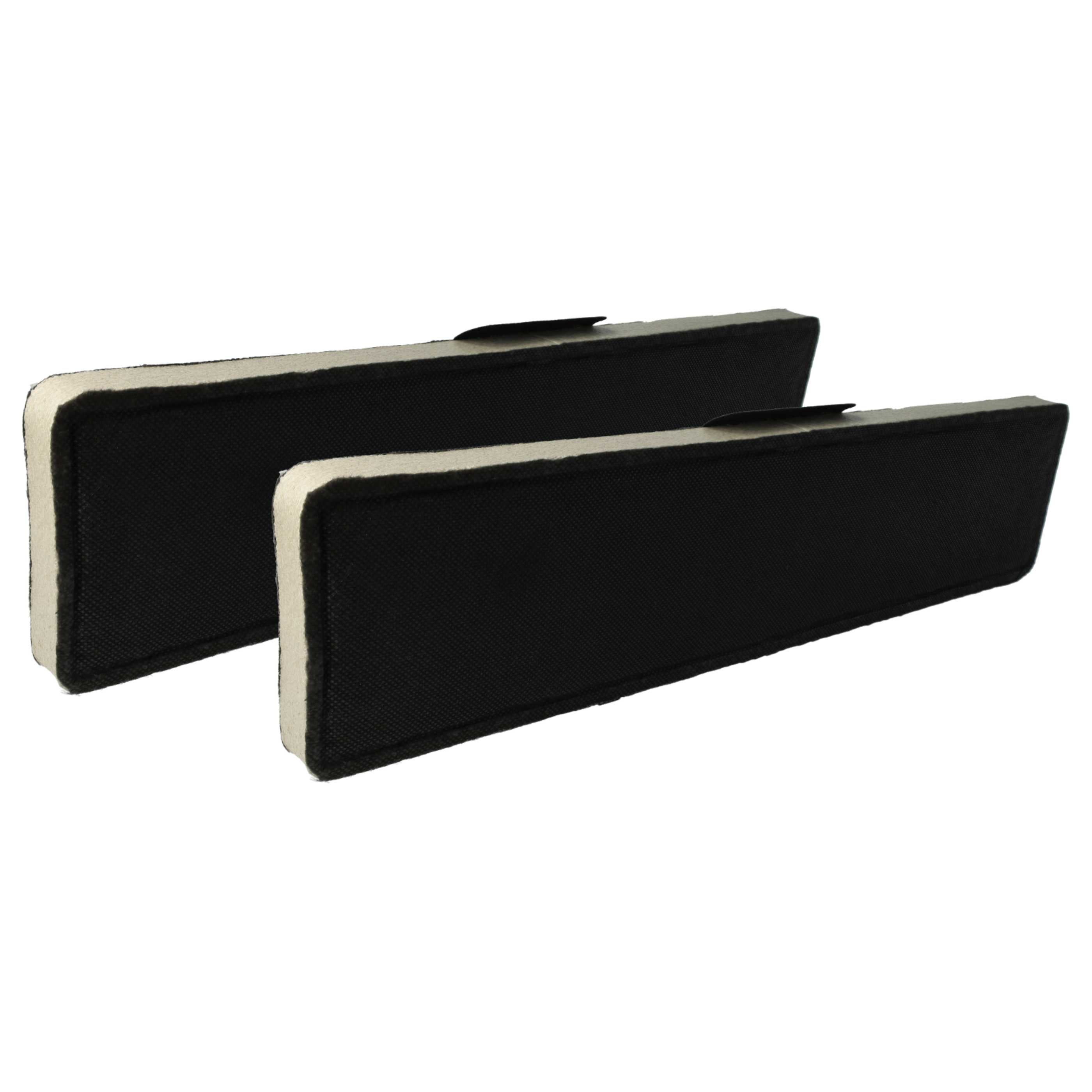 Vhbw 2x Filtres à charbon actif compatible avec Miele DA 1200, DA 1255 ...