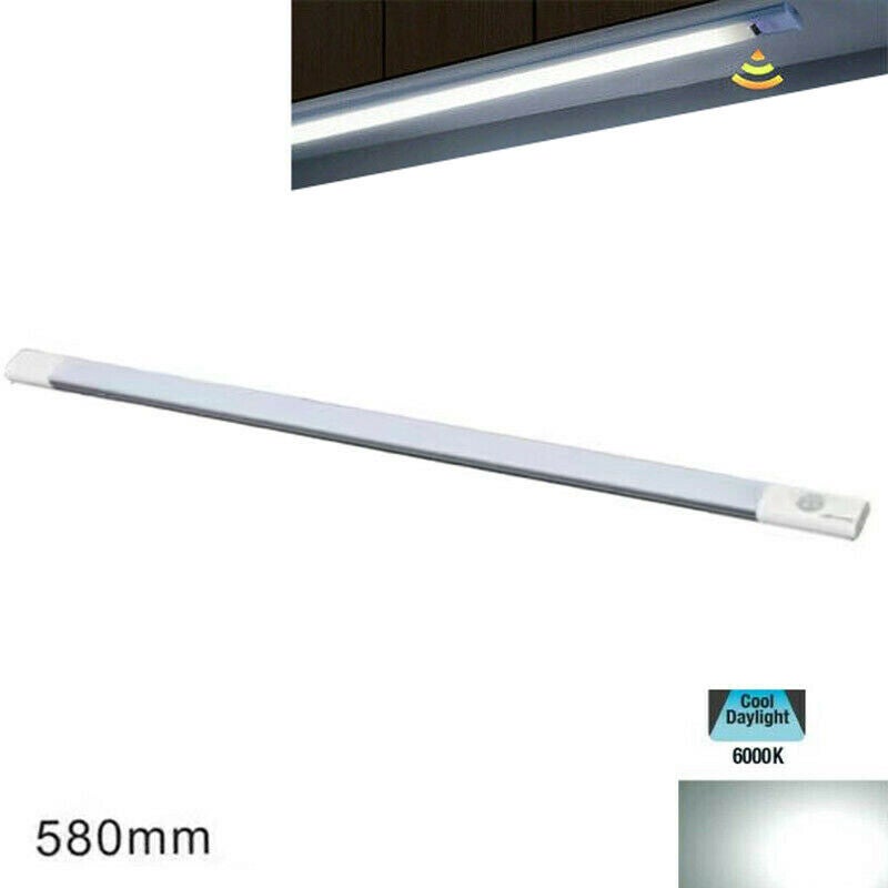 Barra LED de cocina con luz fría y sensor de movimiento para debajo del ...