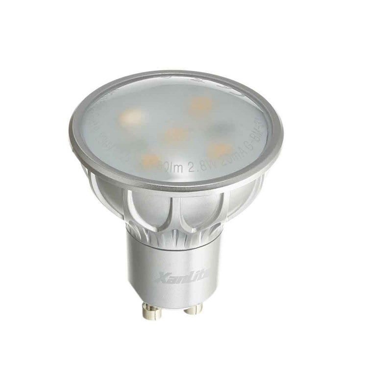 Ampoule LED GU10 SMD 2.8W 180lm 100° (20W) - Blanc Chaud | Leroy Merlin