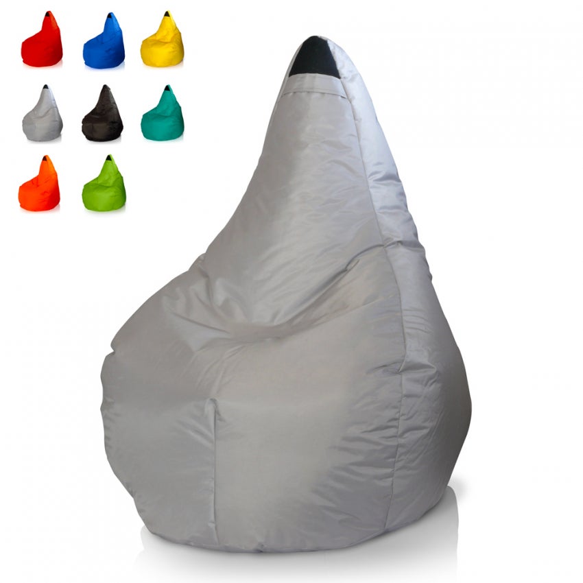 Pouf Poire Coloré Extérieur Jardin Imperméable housse Amovible Summer ...