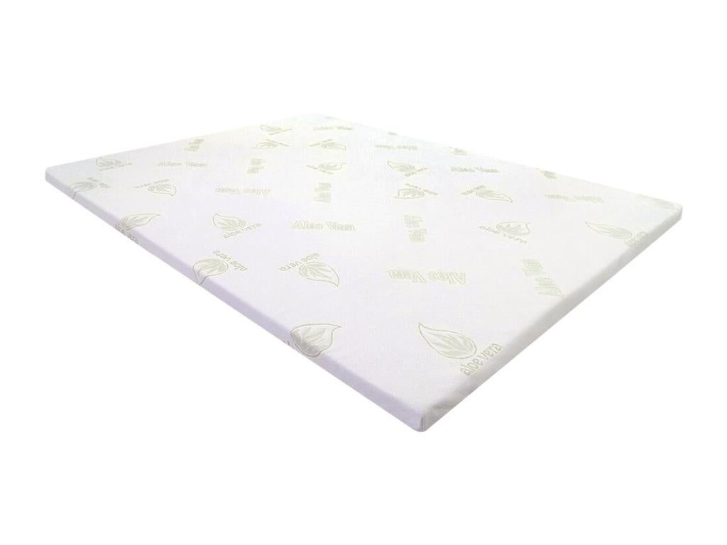 Topper Deluxe con memoria de forma ALOE VERA de NATUREA - 140x190 cm ...