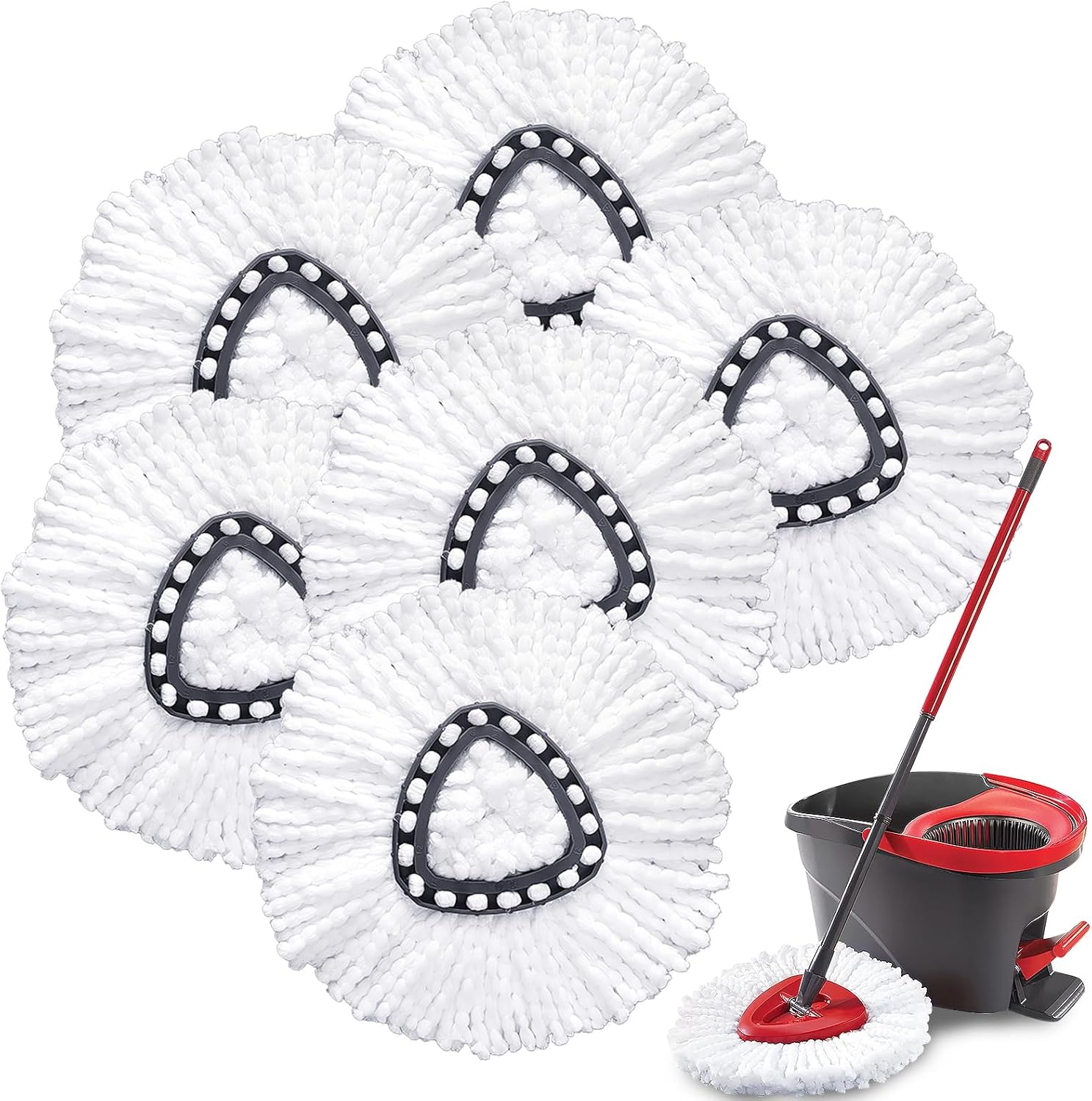 Têtes de rechange pour balai à franges : tête de rechange facile à ...