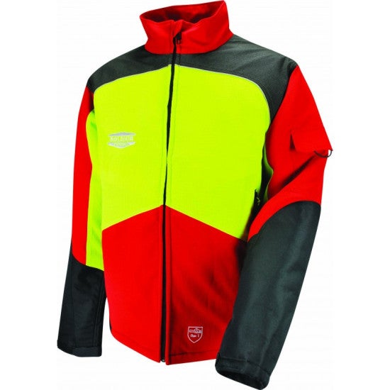Veste forestier Comfy SOLIDUR CL 1 Rouge Taille L - COVERE-L | Leroy Merlin