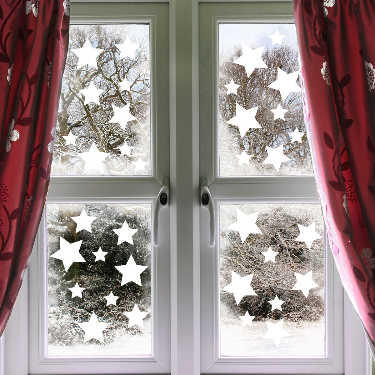 50 Adesivo stelle elettrostatici - Sticker adesivo - adesivi murali ...