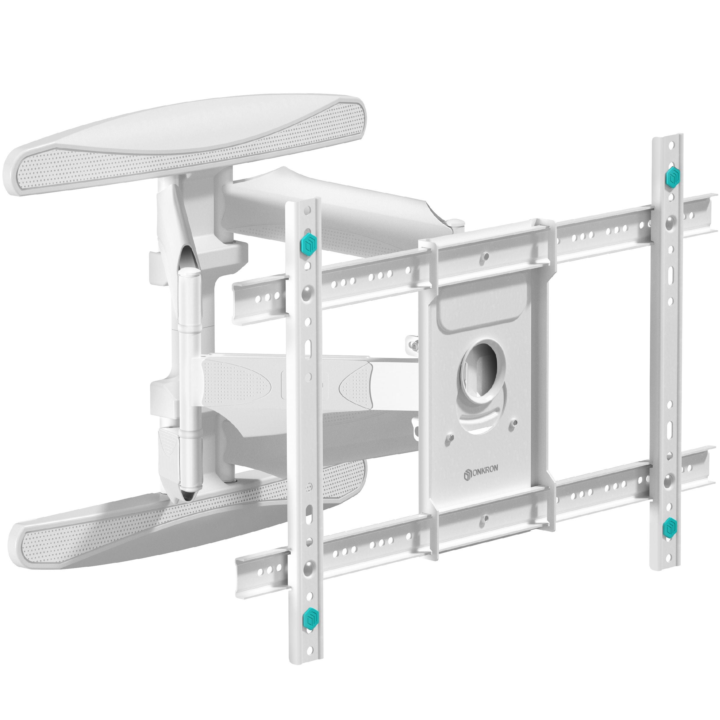 ONKRON Support Mural TV Blanc pour 40"-75", jusqu'à 45,5 kg, VESA ...