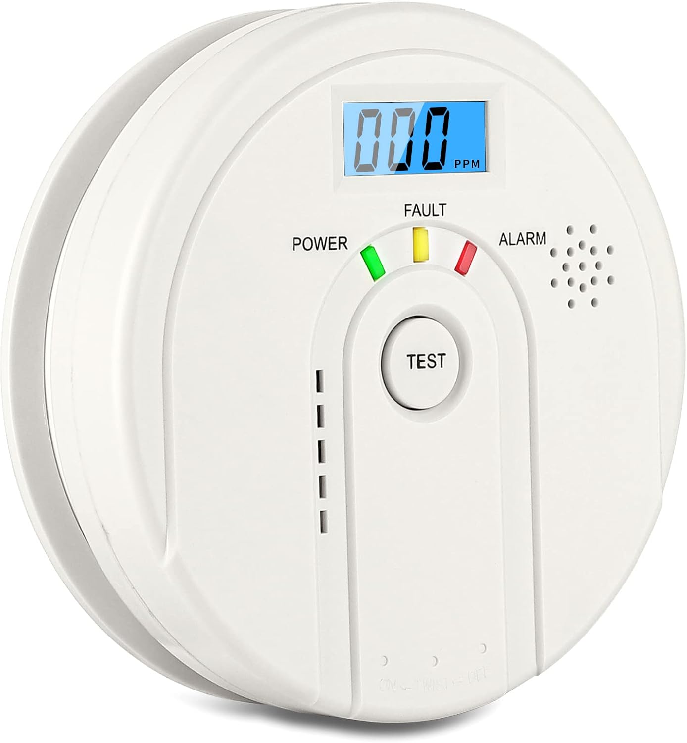 Détecteur de monoxyde de Carbone 85 DB, Détecteur de CO avec écran LCD ...