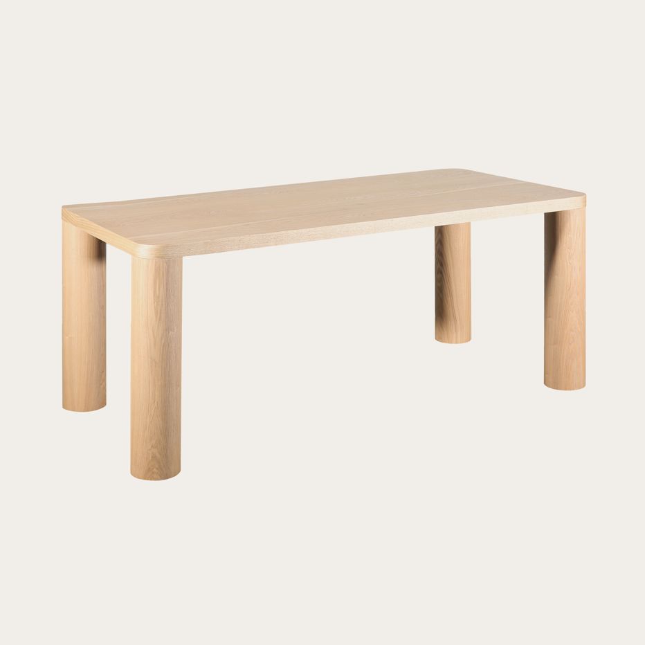 Muscat table de salle à manger rectangulaire en bois de chêne | Leroy ...