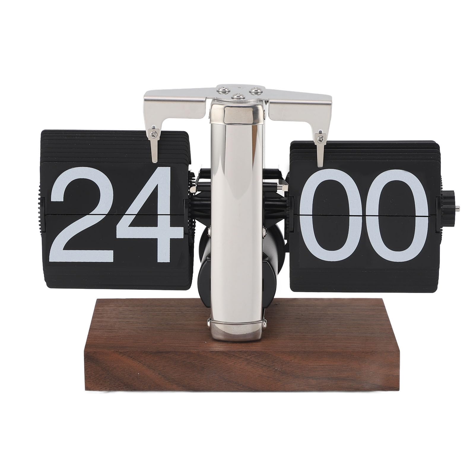 Reloj de escritorio mecánico retro con tapa, elegante reloj de mesa ...