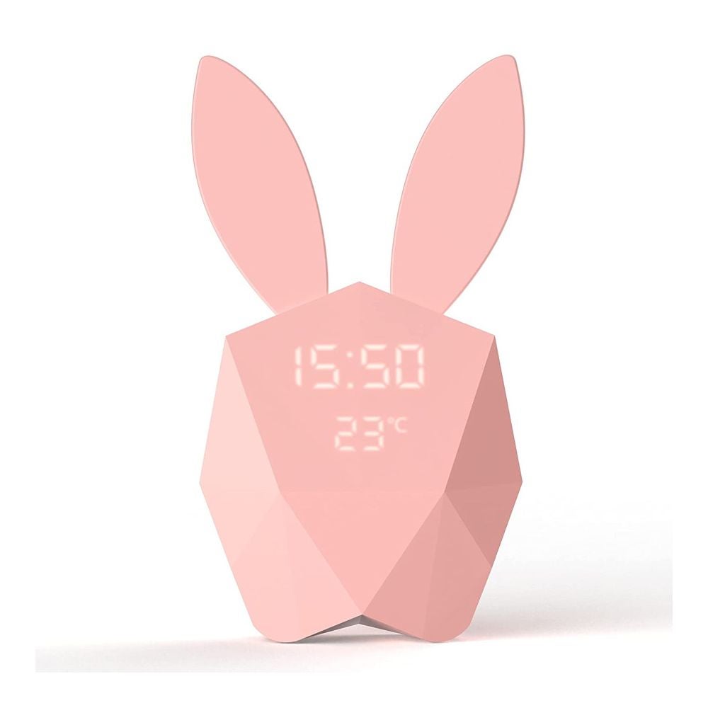 Réveil veilleuse Cutie Clock - Rose | Leroy Merlin