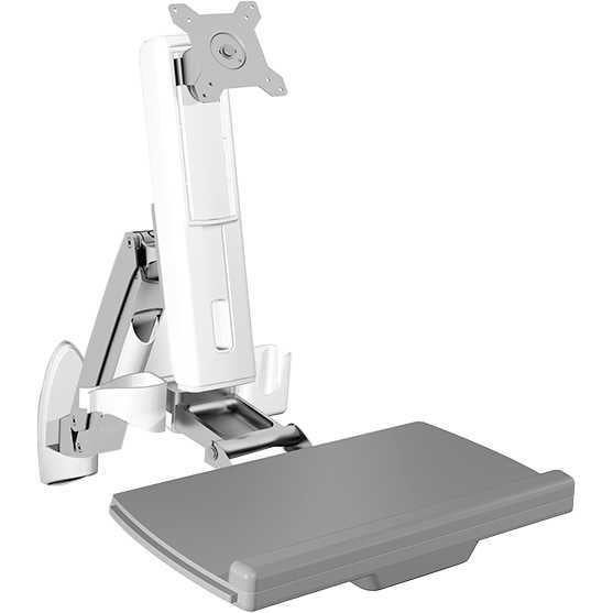 ICY BOX IB-MS600-W Support mural pour moniteur 1x 25,4 cm (10) - 61,0 ...