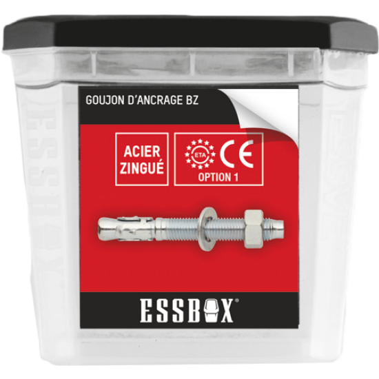 Goujon ESSBOX SCELL-IT ancrage - ØM10 mm x 80 mm - Boite de 25 - EX-92051110080 | Bricoman