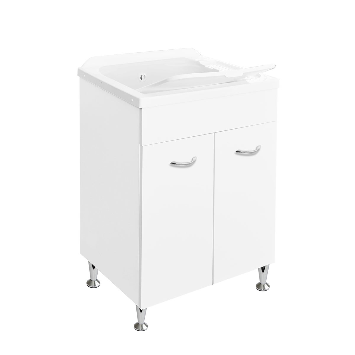 Lavatoio 60x50 cm con mobile in idrofugo | Leroy Merlin