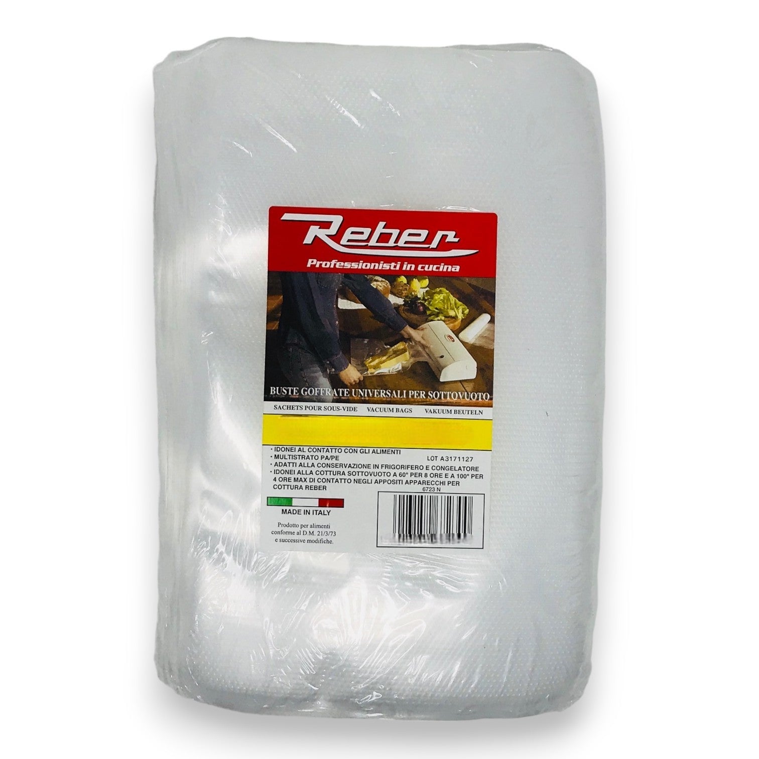 Bolsas ranuradas al vacío para alimentos y hervidos envase de 100 ...