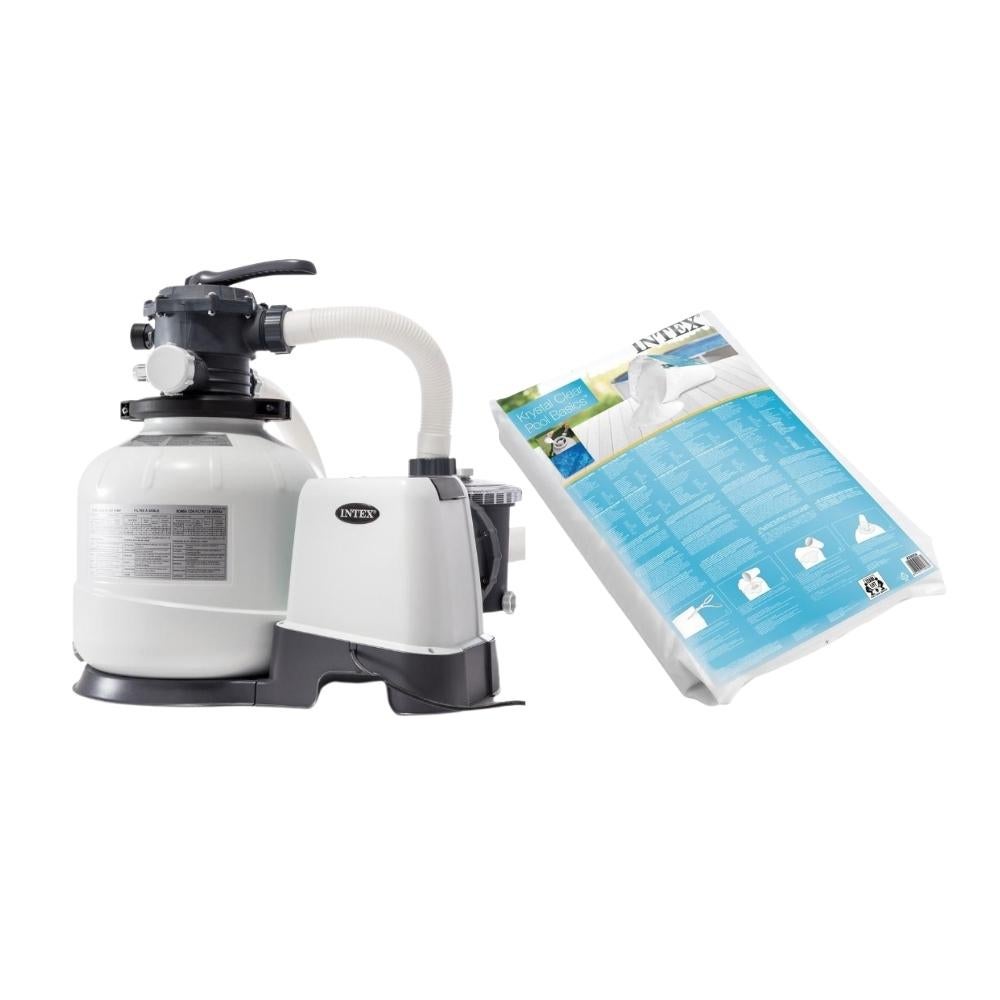 Intex - Pompe filtre à sable 10500 L/u & Billes de verre 25 kg | Leroy ...