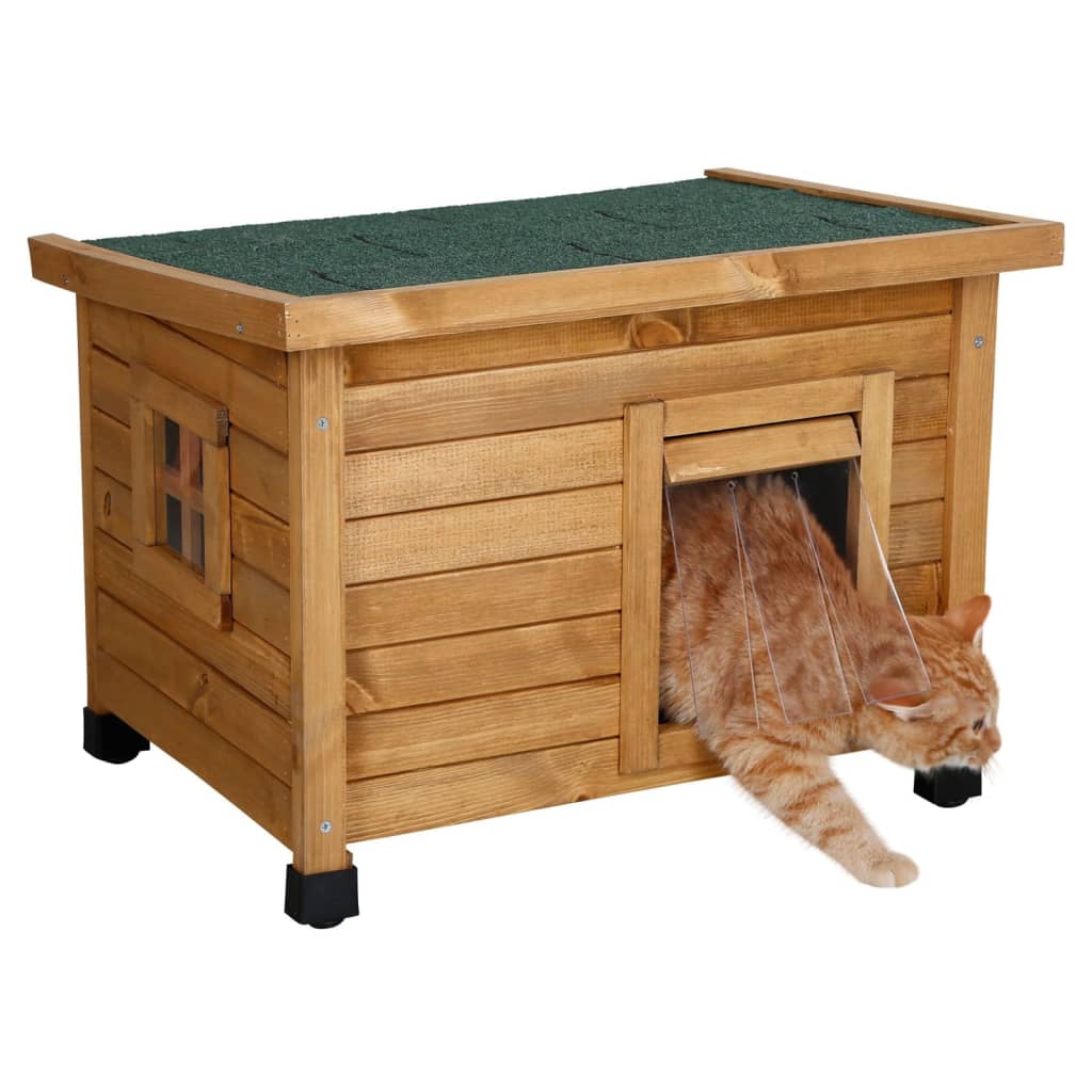 Casa para gatos KERBL Rustica 57x42x45cm - Madera | Leroy Merlin