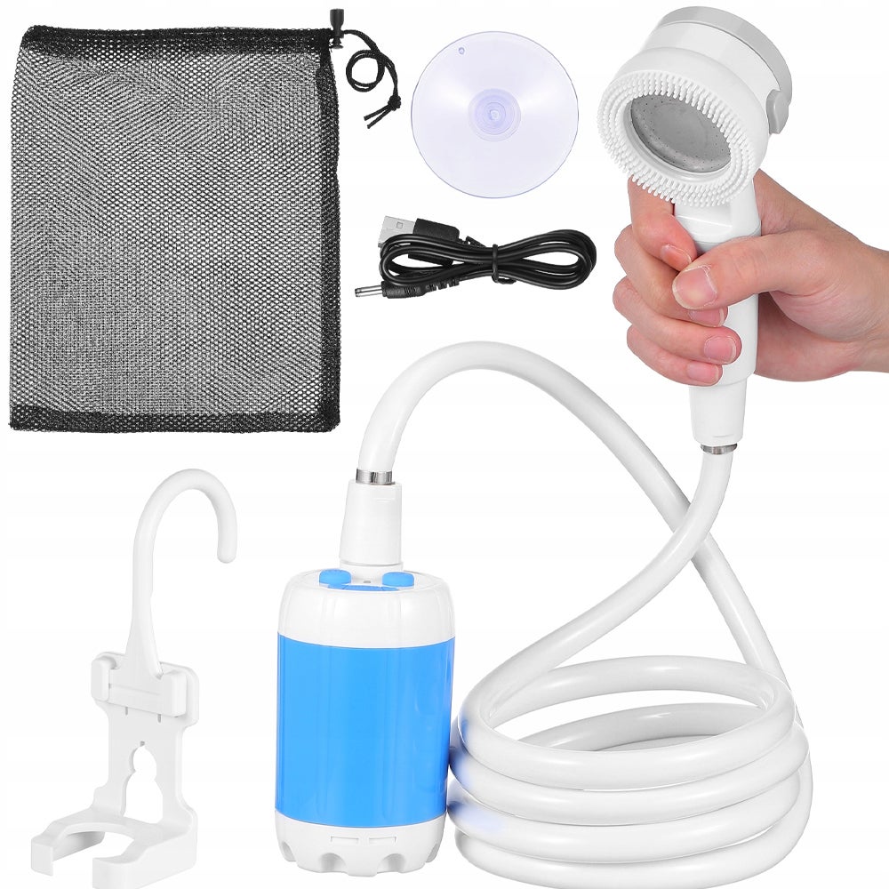 Douche électrique portable - 5000 mAh - Douche mobile rechargeable ...