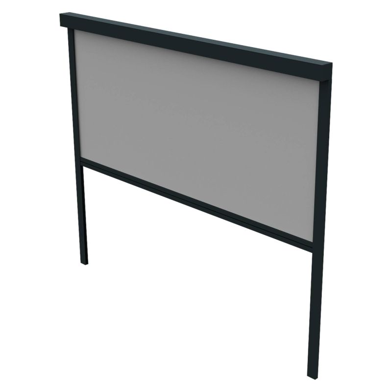 Store vertical extérieur SAMA - Motorisé à télécommande (Ral7016 - Gris ...