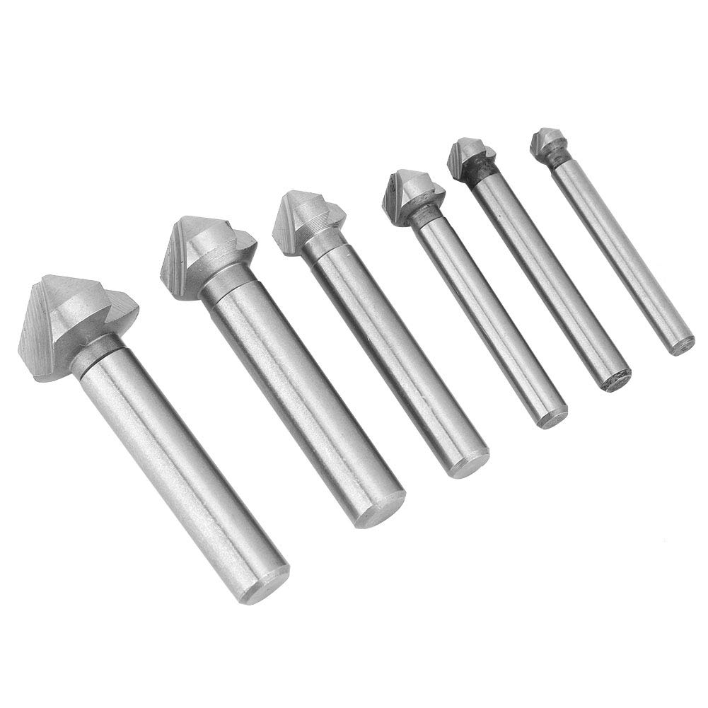 Lot de 6 lames de chanfreinage HSS entièrement rectifiées pour le ...