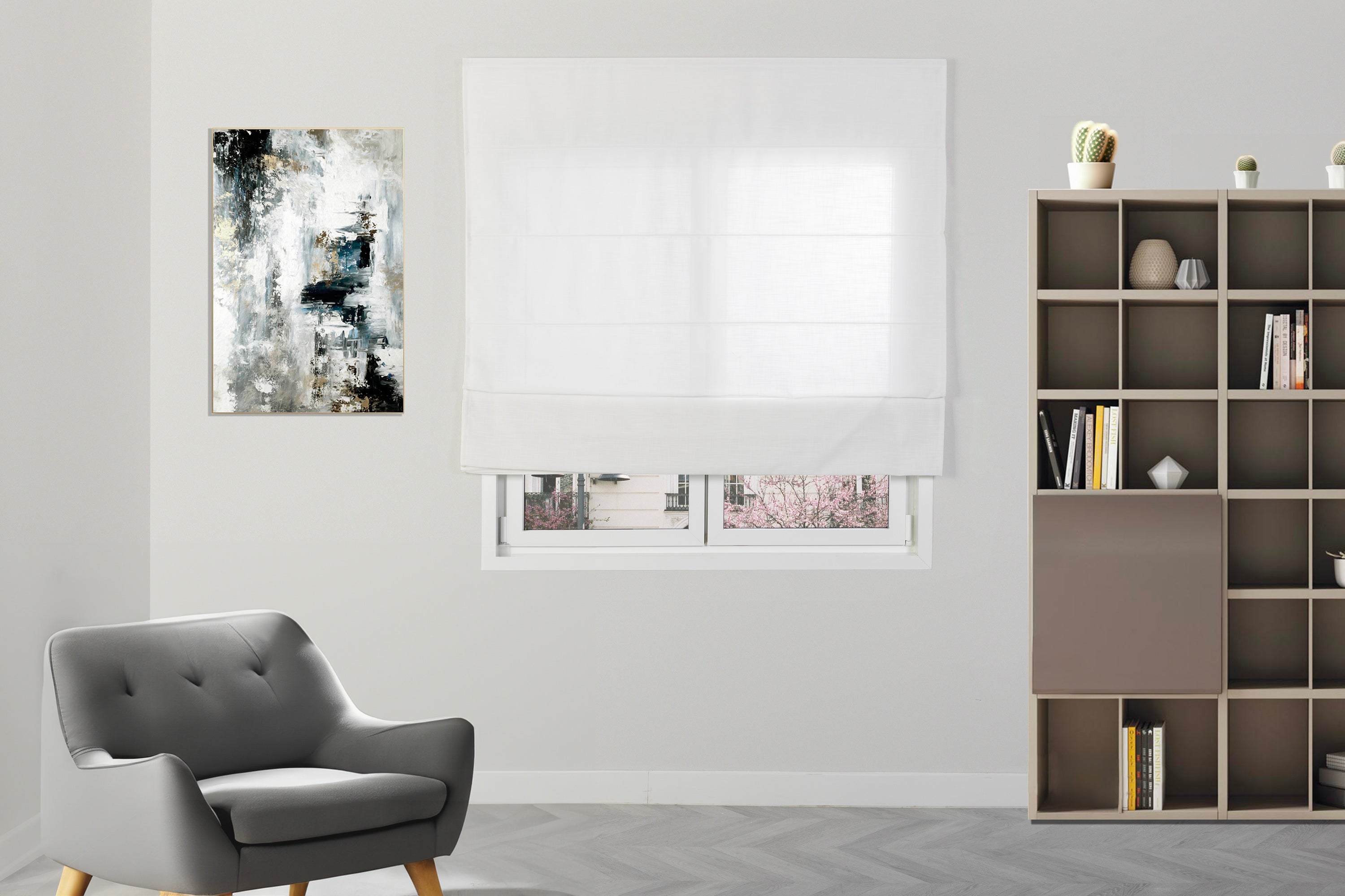 Store Bateau Tamisant Dakar Blanc 120 X 250cm | Leroy Merlin