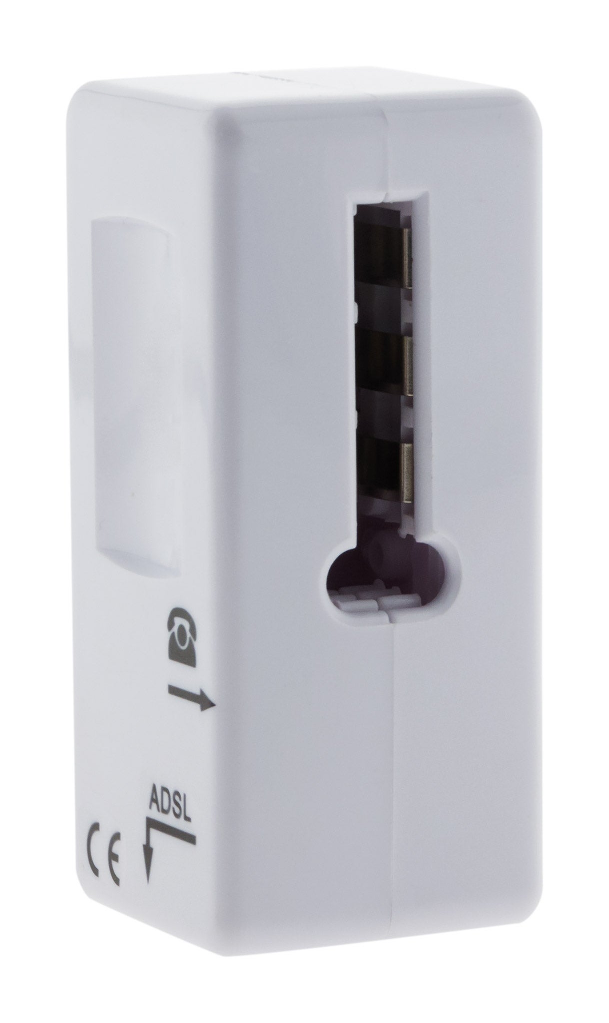 Filtre ADSL - Blanc M/F gigogne + RJ - Blanc - Zenitech | Leroy Merlin