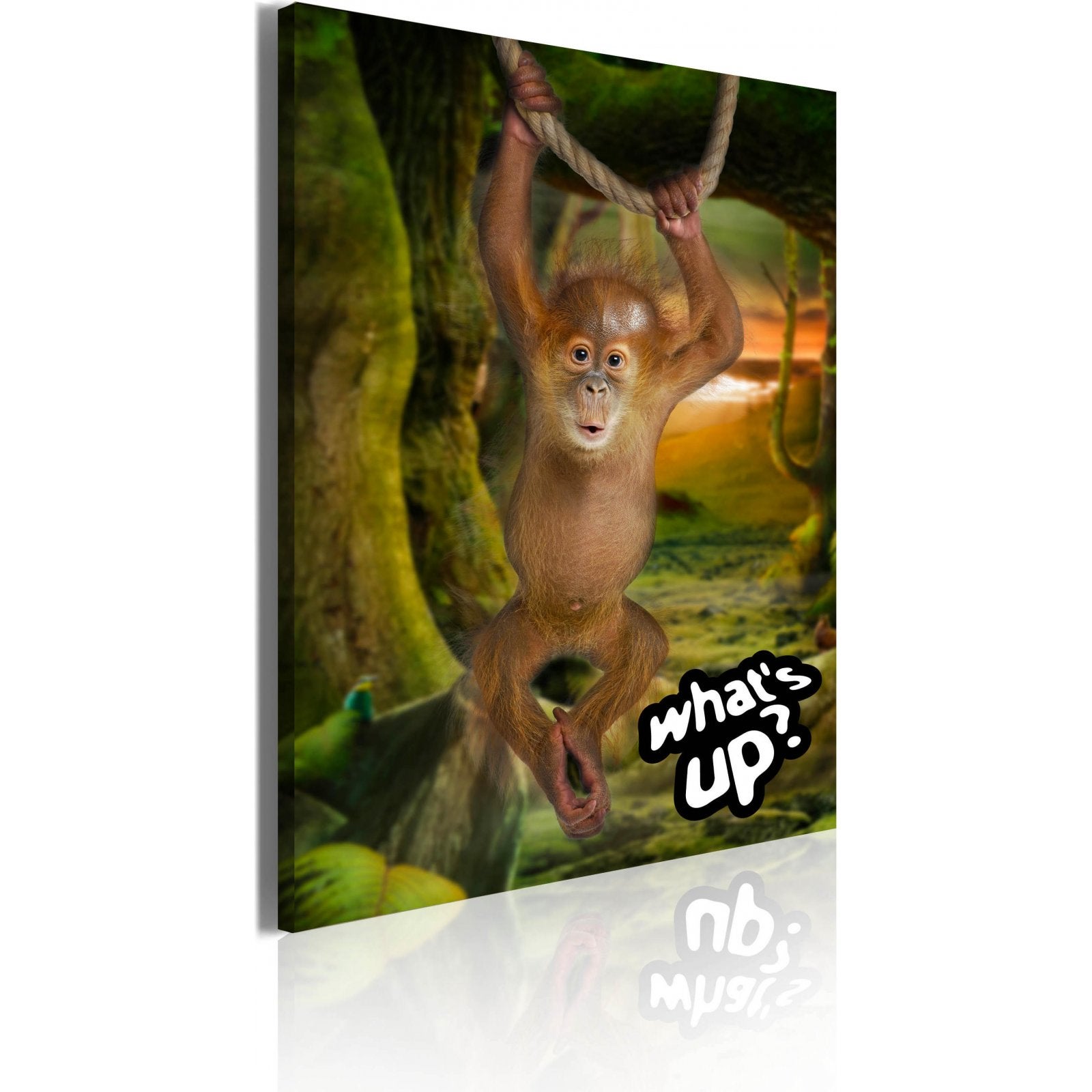 Tableau petit singe - 50 x 70 cm | Leroy Merlin