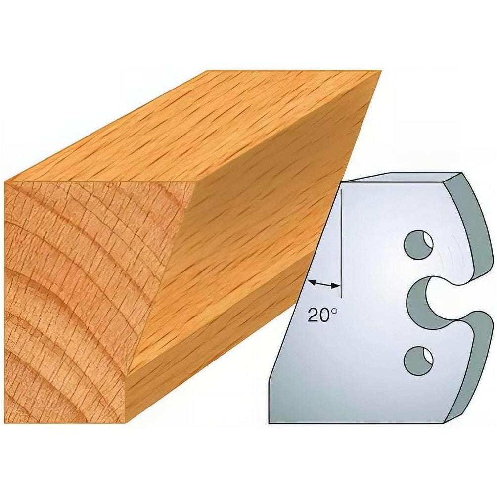 Jeu de 2 Fers Profilés Acier HT 50 x 5,5 mm - N°230 Chanfrein 20 ...