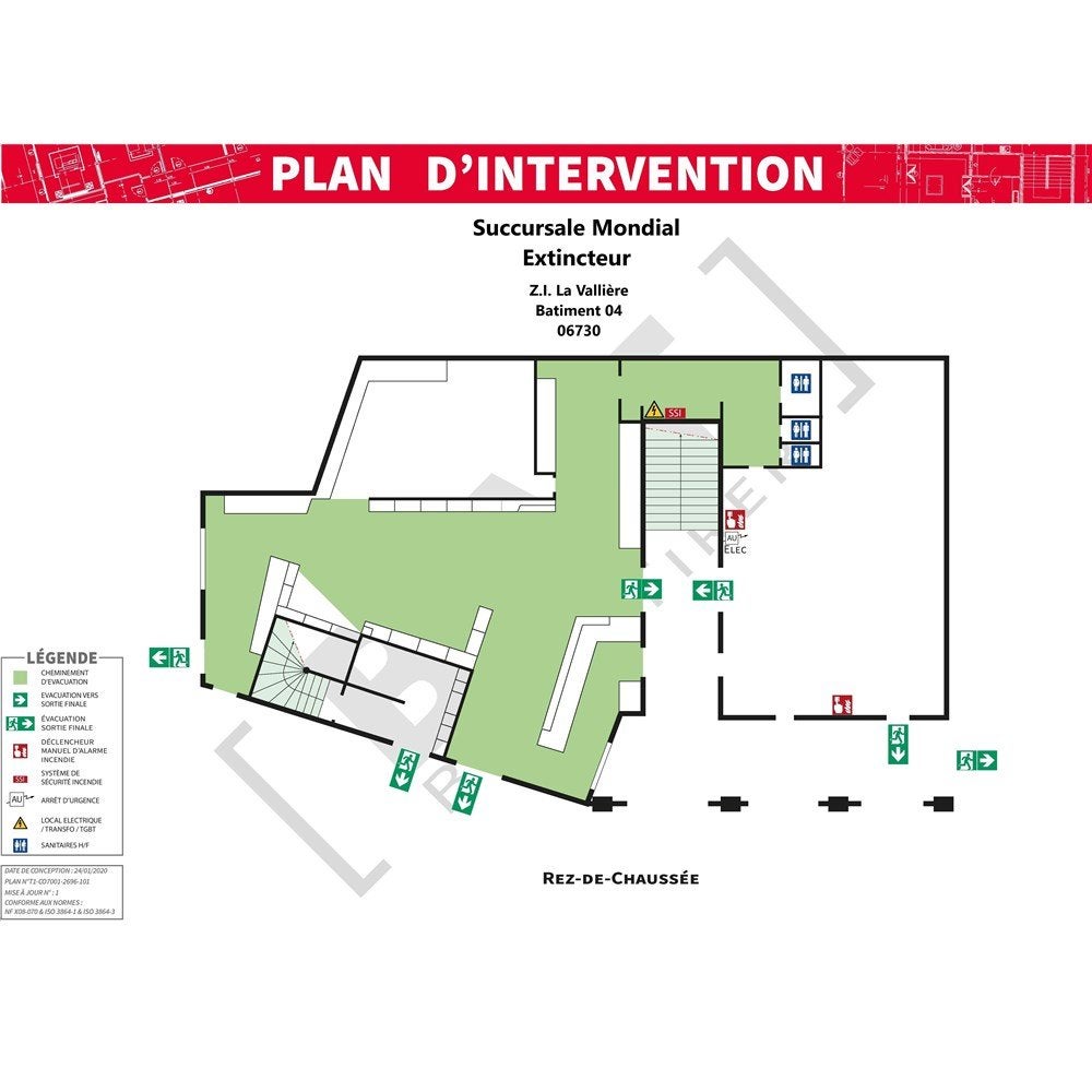 Plan d'intervention A3 - PDF - Sans Impression / Marque : Mondial ...