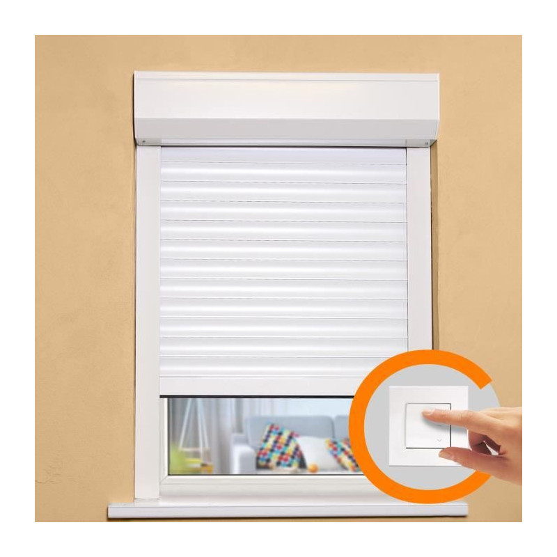 FRANCE COMBI Volet roulant PVC double parois - H 1,4 x L 1,2 m ...