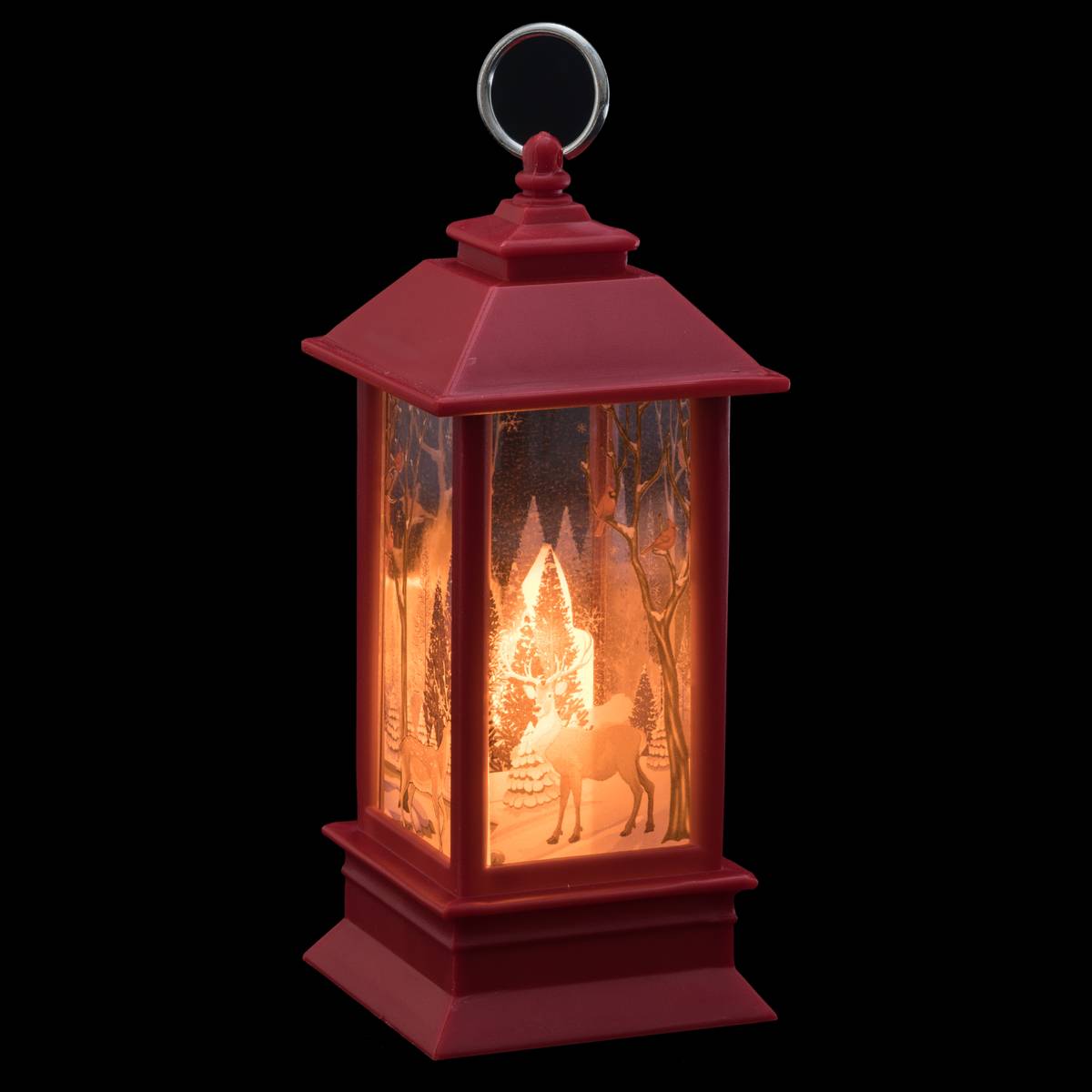 Mini Lanterne Rouge - Feeric lights & christmas | Leroy Merlin