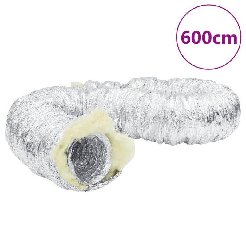 Conduit de ventilation isolé aluminium 6 m Ø10 cm | Leroy Merlin
