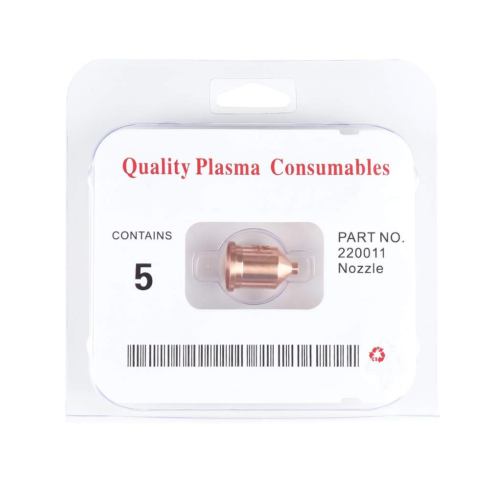 Kit de 5 embouts de buse pour torche de découpe plasma pour application ...