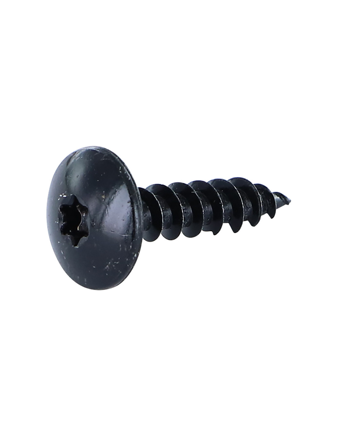 Vis bois et agglo TEKOR Vis Penture 7X30 Filetée sur 30 TORX T30 Acier zingué noir Pointe ...