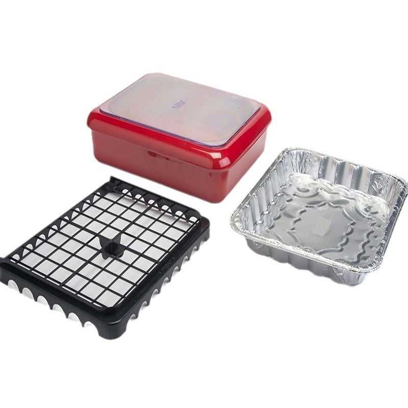 Contenedor de aluminio 2 en 1 para almacenar alimentos, ideal para ...