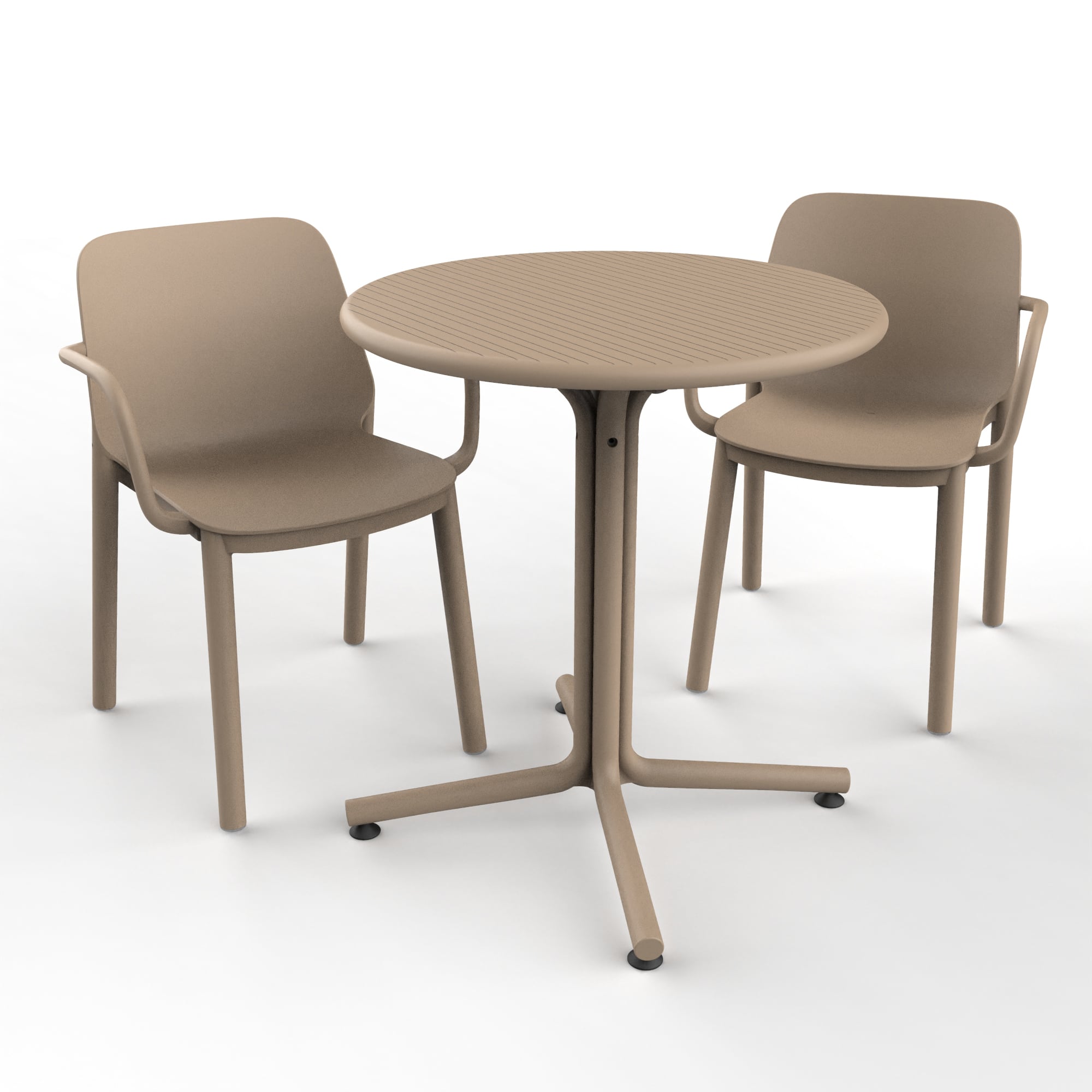 Garbar BINI-ONE Set 2+1 Silla Con Brazos-Mesa Interior, Exterior Arena ...