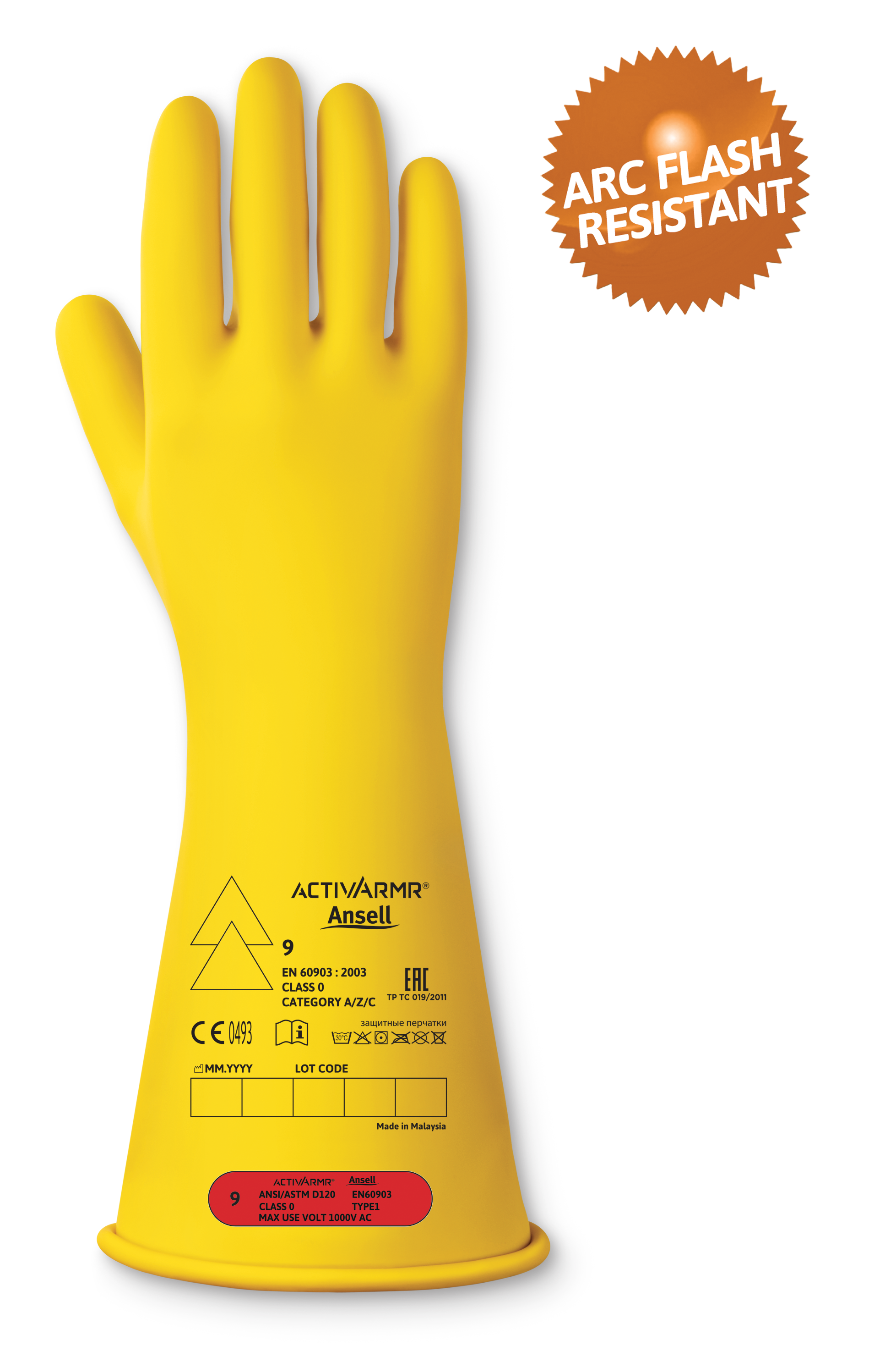 1 par / Guantes de Electricista, Guantes de Protección Eléctrica Clase ...