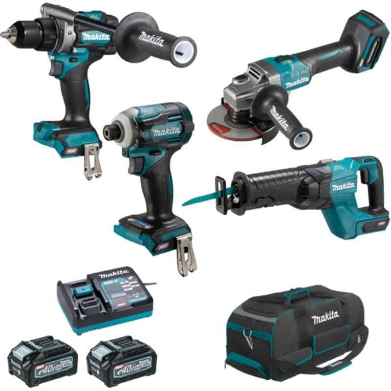 Makita - Ensemble de 4 machines 40 V max Li-Ion 4 Ah XGT (DF001G ...