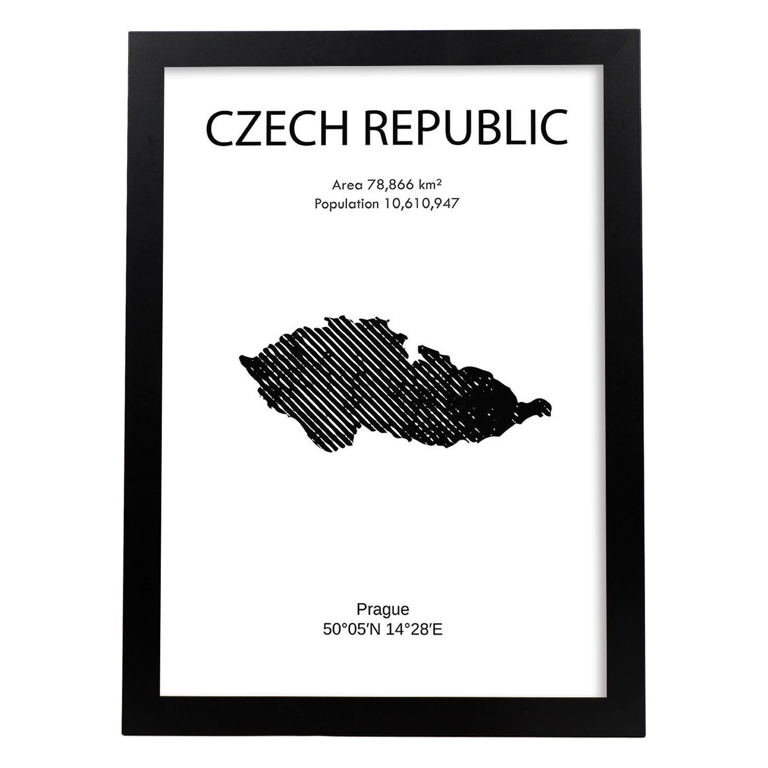 Poster Della Repubblica Ceca. Piatti Di Paesi E Continenti Del Mondo ...
